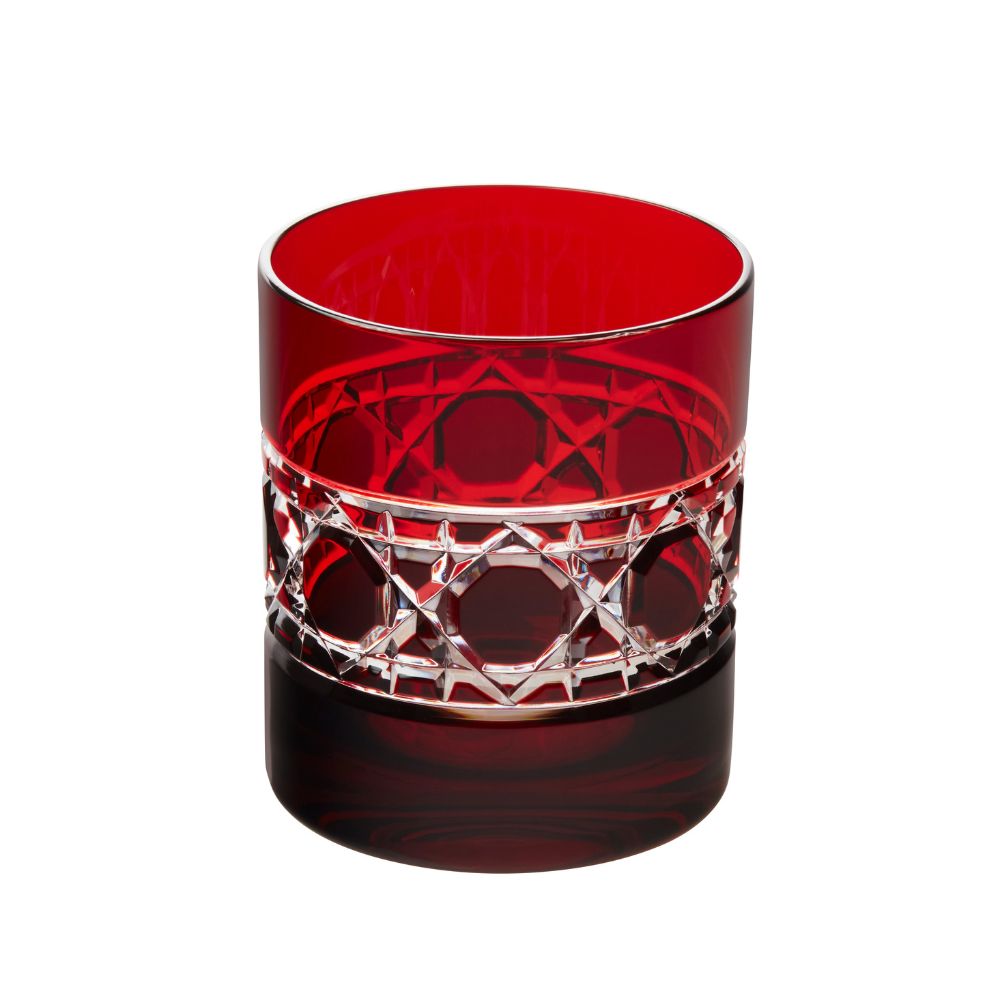 JACQUARD Dark red - High tankard – Milouin.com