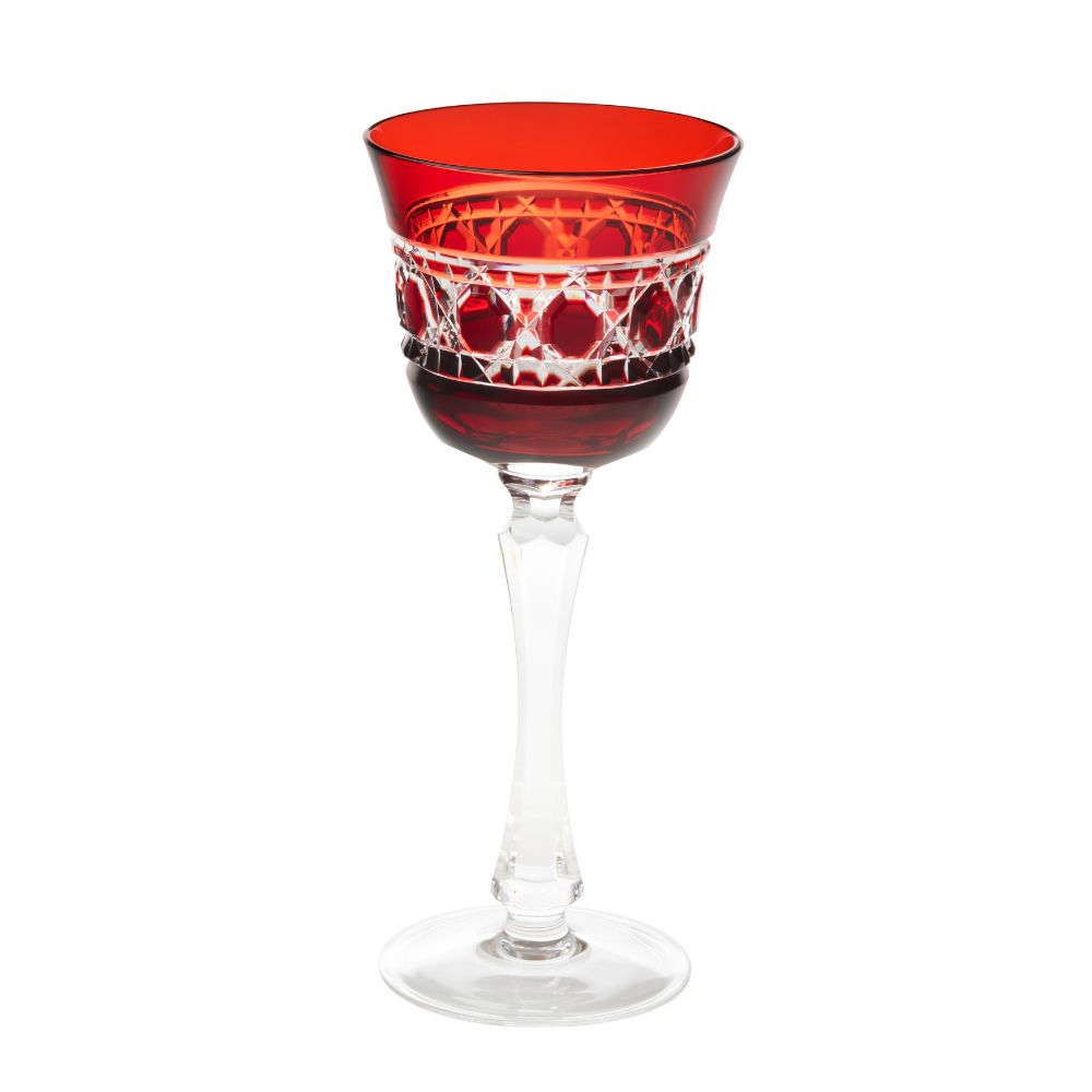 JACQUARD Dark red - High tankard – Milouin.com